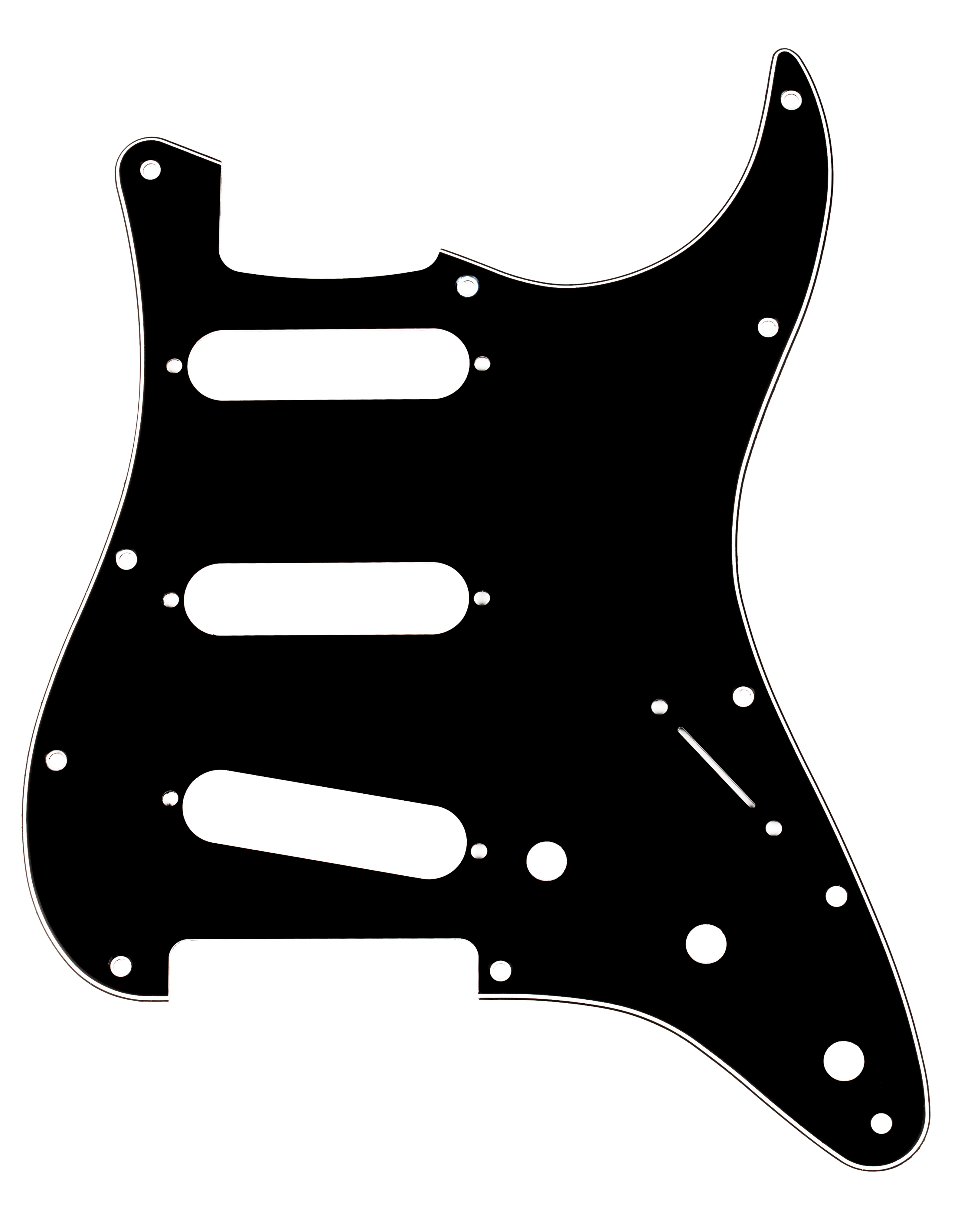 11-Hole Modern-Style Stratocaster S/S/S Pickguards – Fender